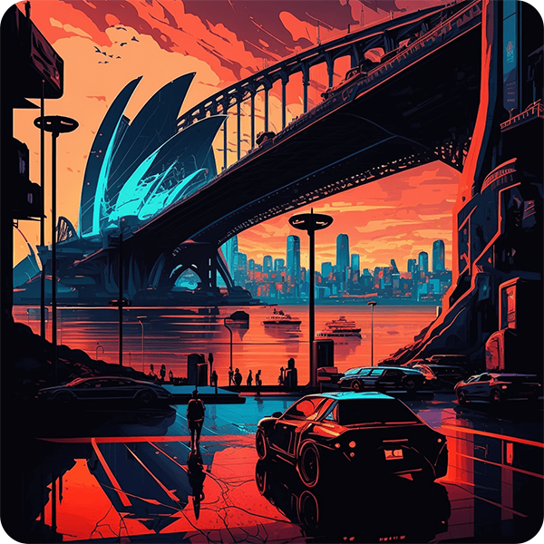 Dystopian Paint by Numbers Kits - Sci-Fi Art | Paintly Kits