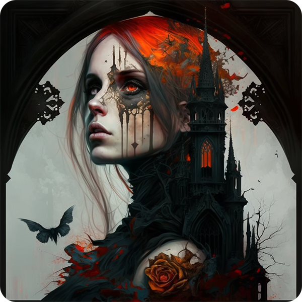 Gothic Paint by Numbers Kits - Dark Art | Paintly Kits