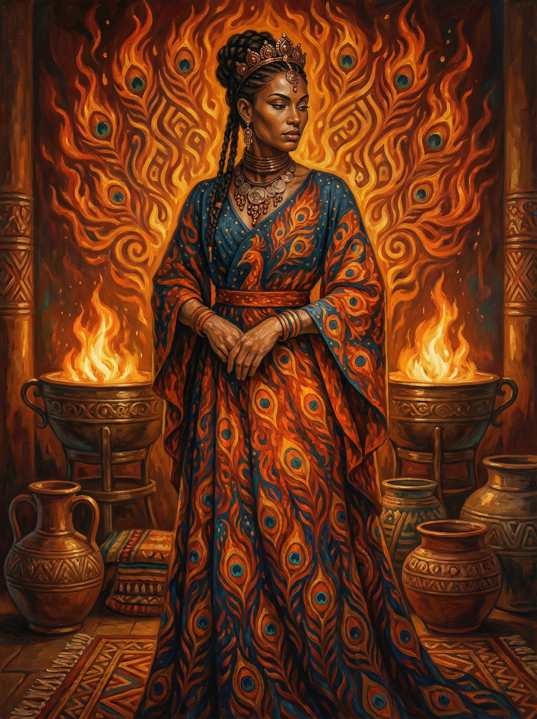 Ember-Crowned Queen – Paintly Kits