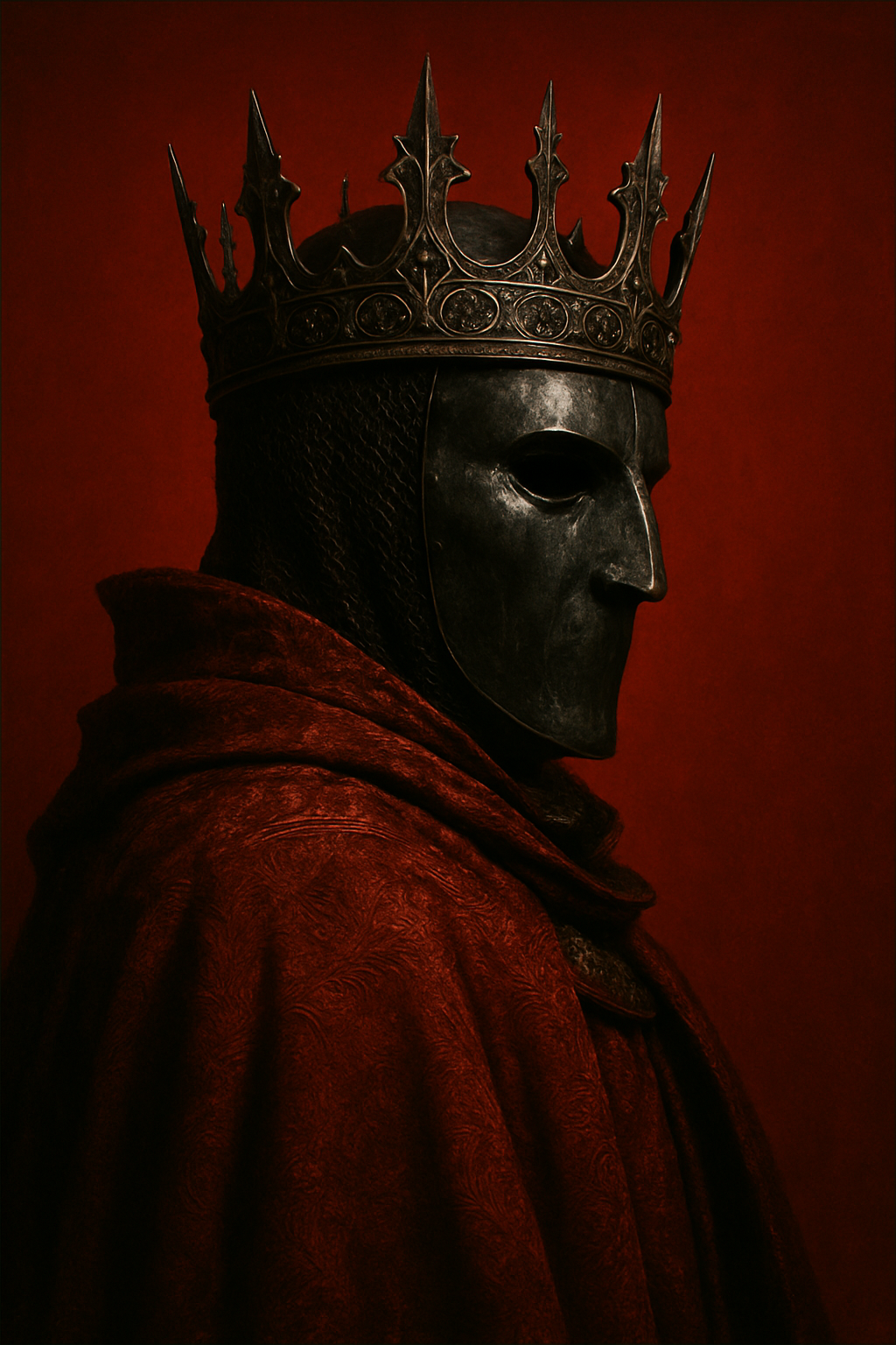 Masked King, Red Cloak – Paintly Kits