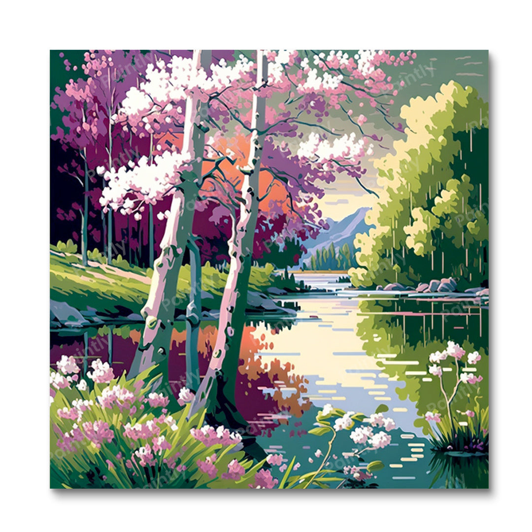 emerald-enclave-paint-by-numbers-wall-art – Paintly Kits