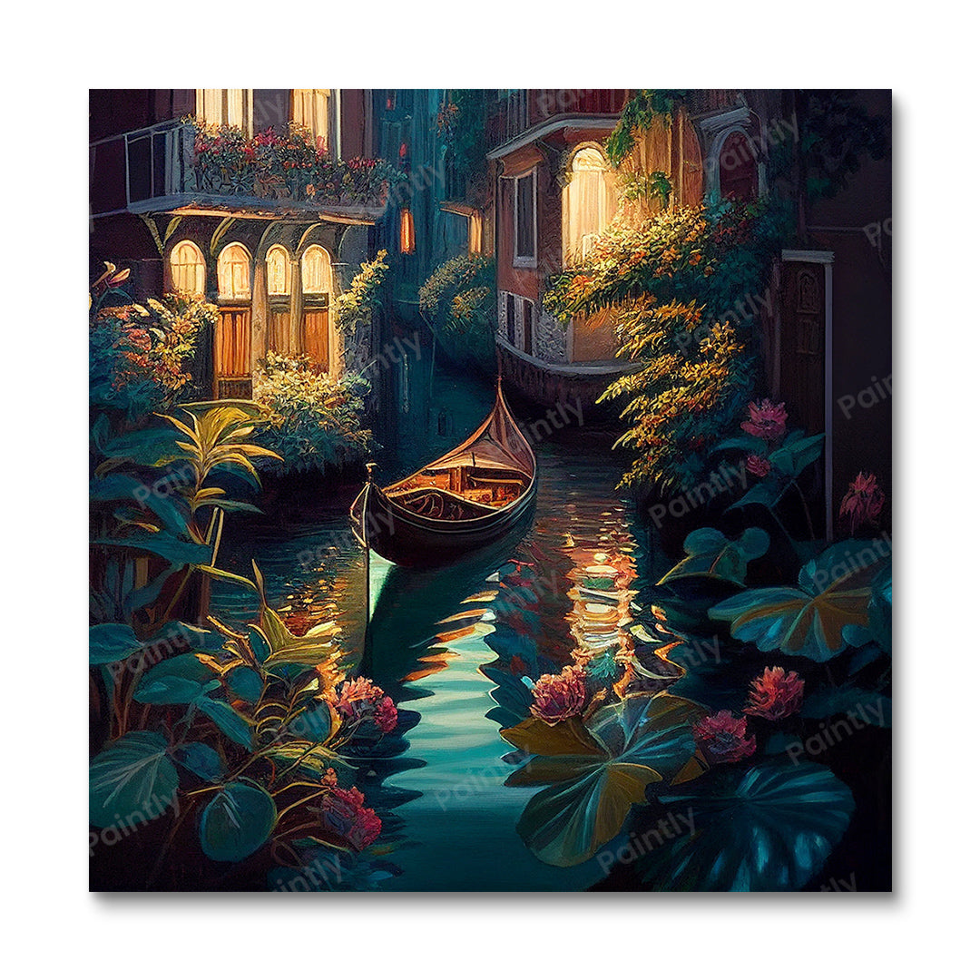 Venice Canal IX Paint by Numbers – Paintly Kits