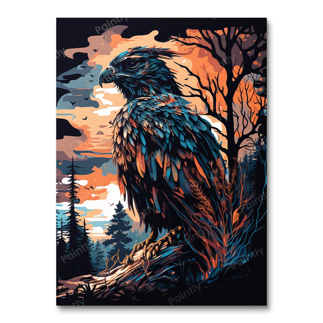 BOGO Twilight Eagle (60x80cm) Paint by Numbers – Paintly Kits