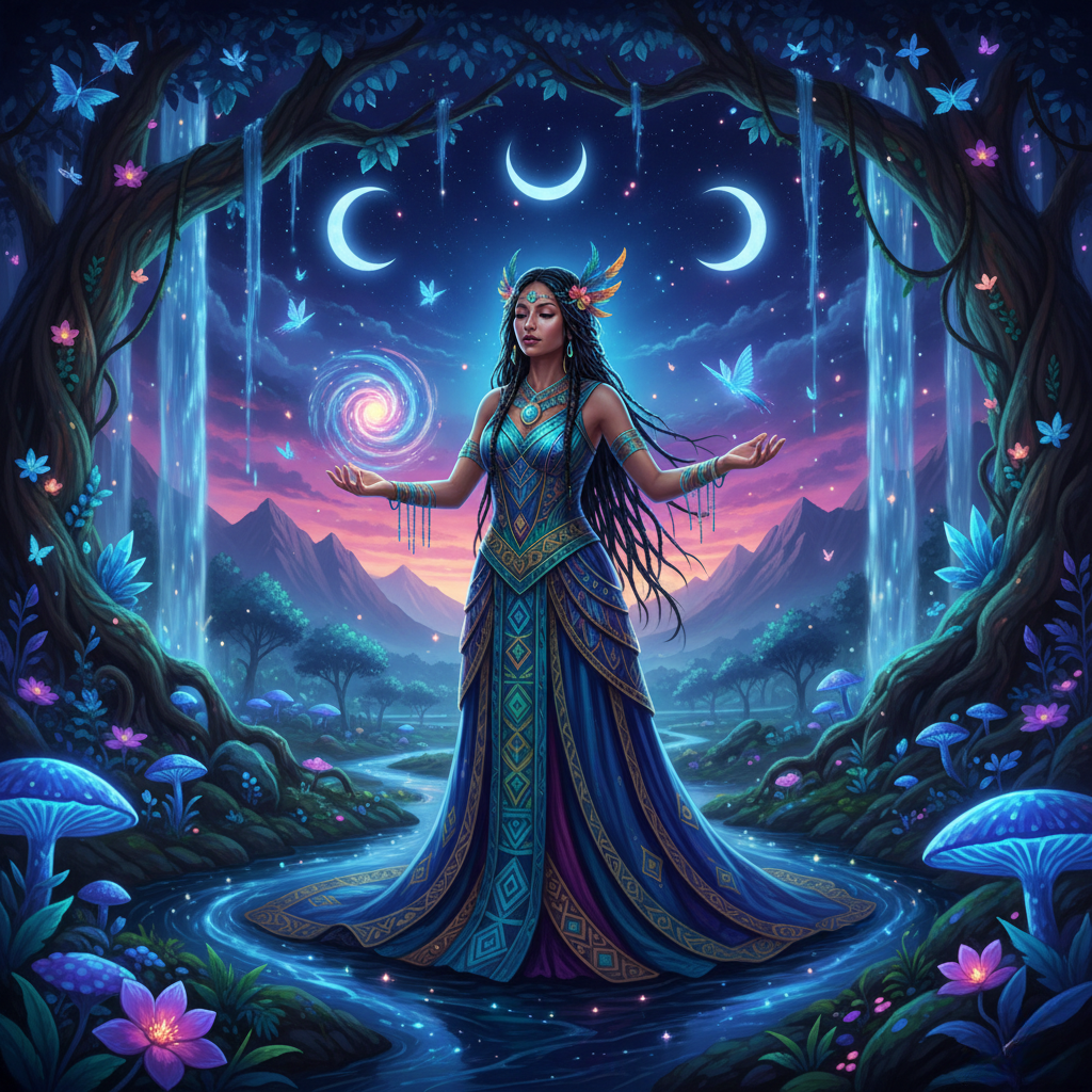 Mystic Woman, Cosmic Vortex – Paintly Kits